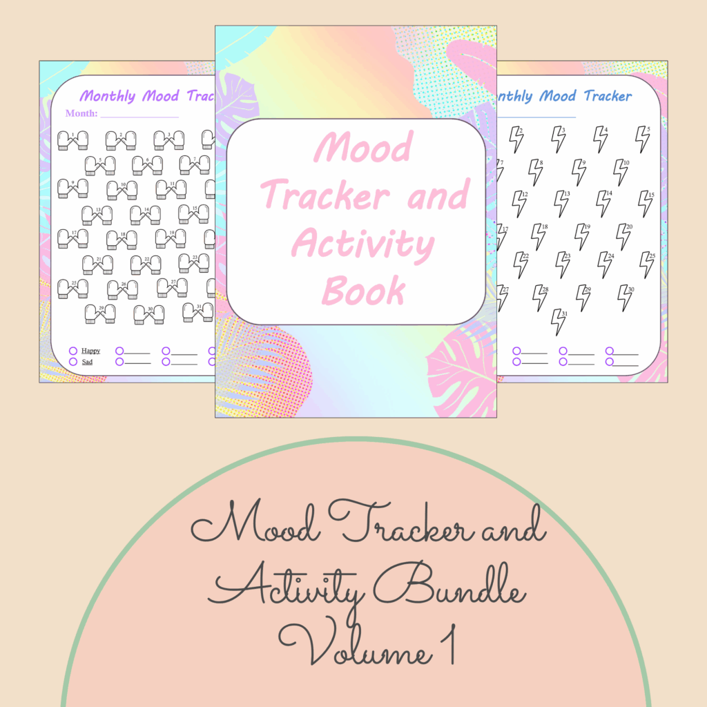 Mood Tracker & Activity Book | Printable Bundle for Mental | PlannerAP